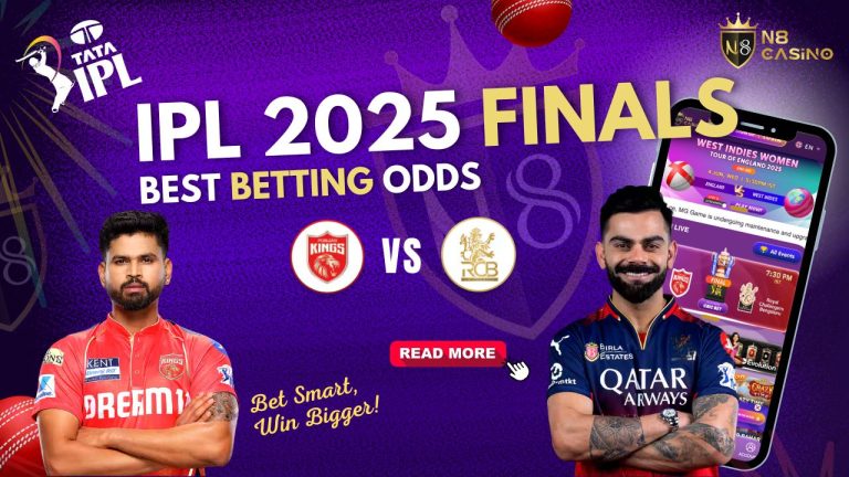 Bet on IPL Final 🏆 RCB vs PBKS Betting Tips & Odds | N8 Games